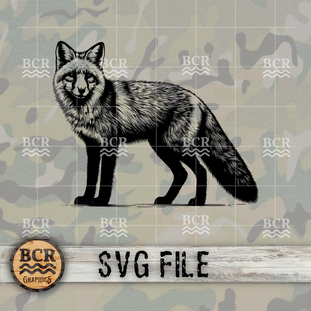 Red Fox SVG, Fox SVG, Stalking Fox SVG, Fox Hunting Svg, Red Fox ...