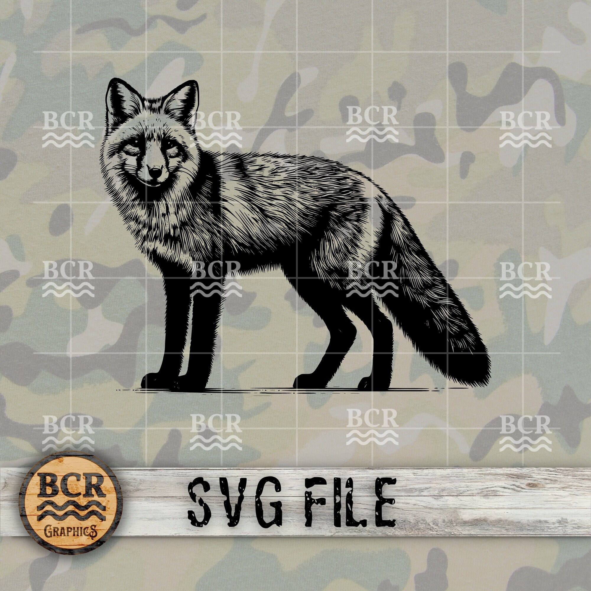 Red Fox SVG, Fox SVG, Stalking Fox SVG, Fox Hunting Svg, Red Fox ...