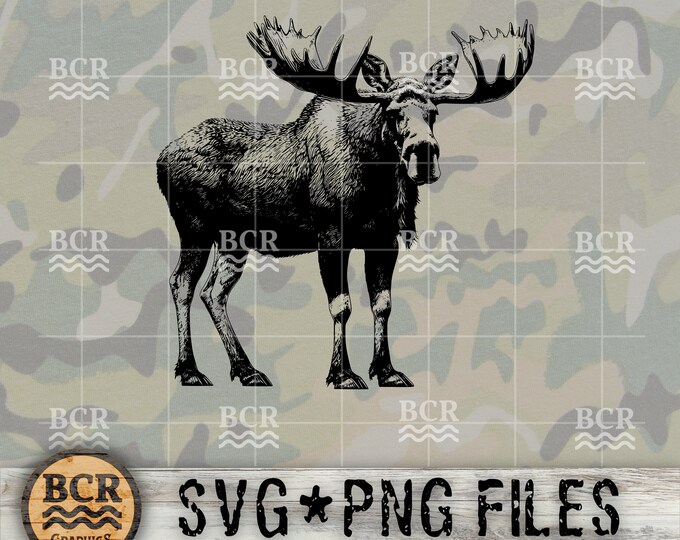 Moose Svg, Moose Png, Moose Svg File Cricut, Free Commercial Use Moose ...