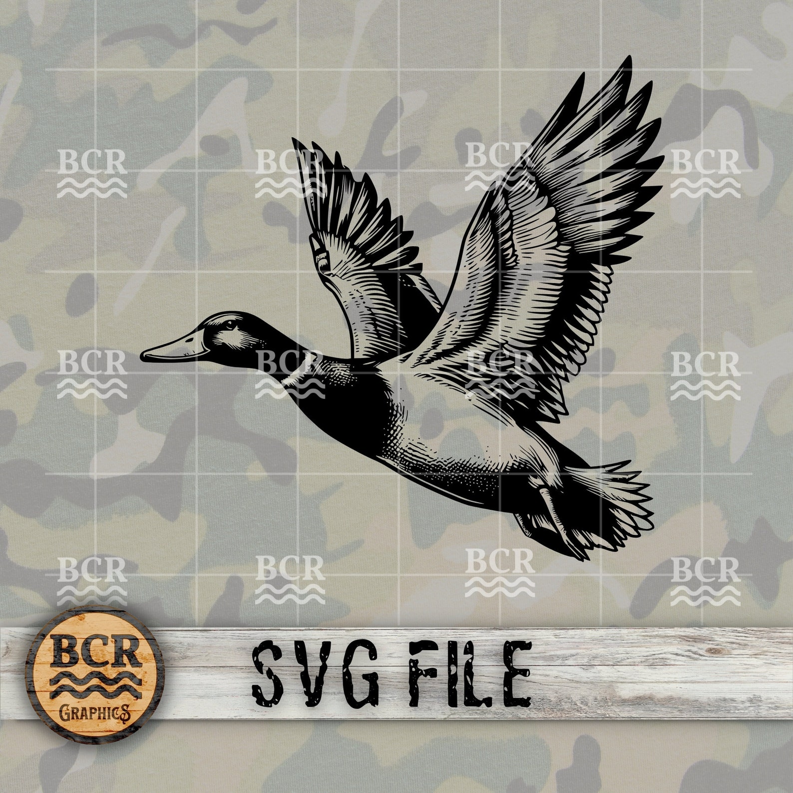 Mallard Duck SVG, Flying Duck SVG, Duck Digital Download, Duck Hunting ...