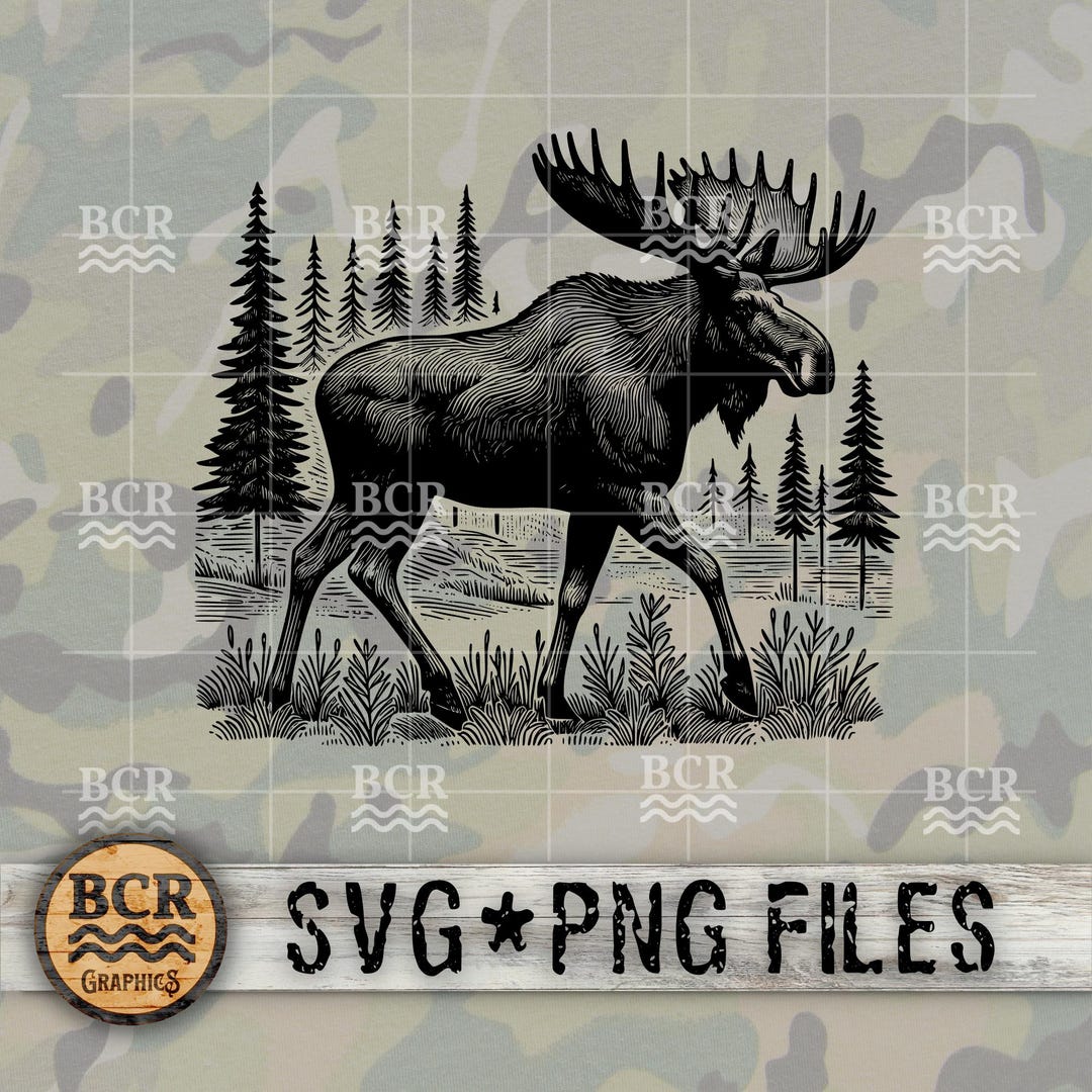 Moose SVG, Bull Moose SVG, Big Moose SVG, Moose Png, Bull Moose Png ...