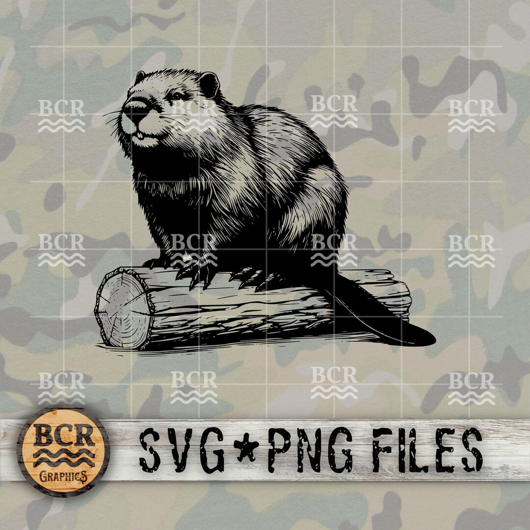 Beaver SVG, Beaver PNG, Beaver Clipart, Beaver Digital Download, Cute ...