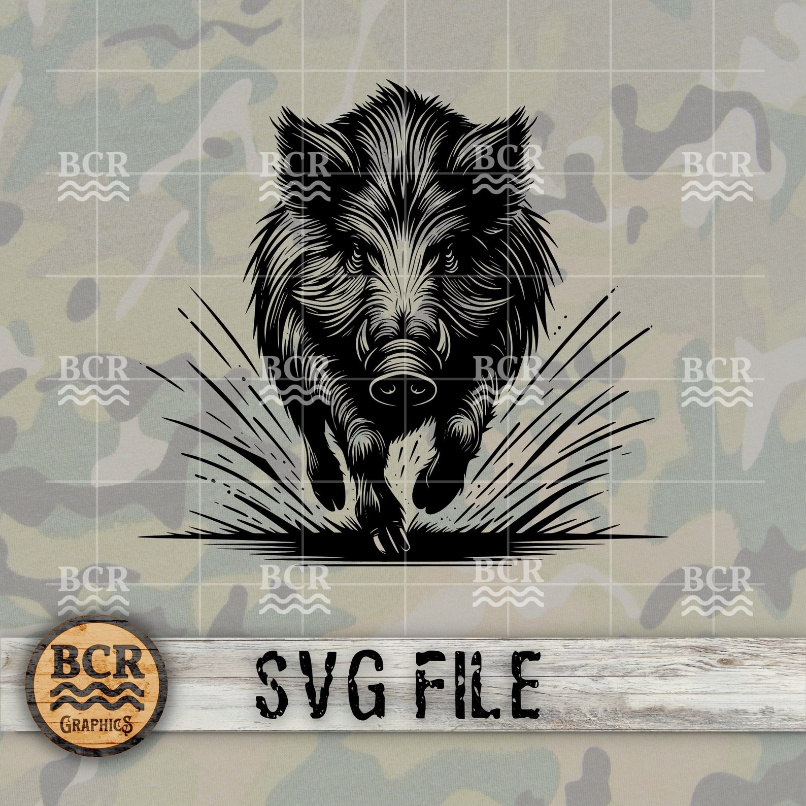 Wild Boar SVG, Wild Hog SVG, Wild Pig SVG, Wild Boar Digital Download ...