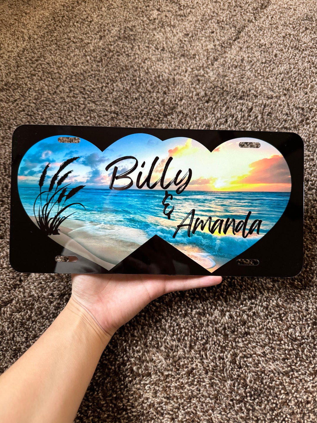 Custom License Plate, Personalized License Plate, Personalized Car Tag ...