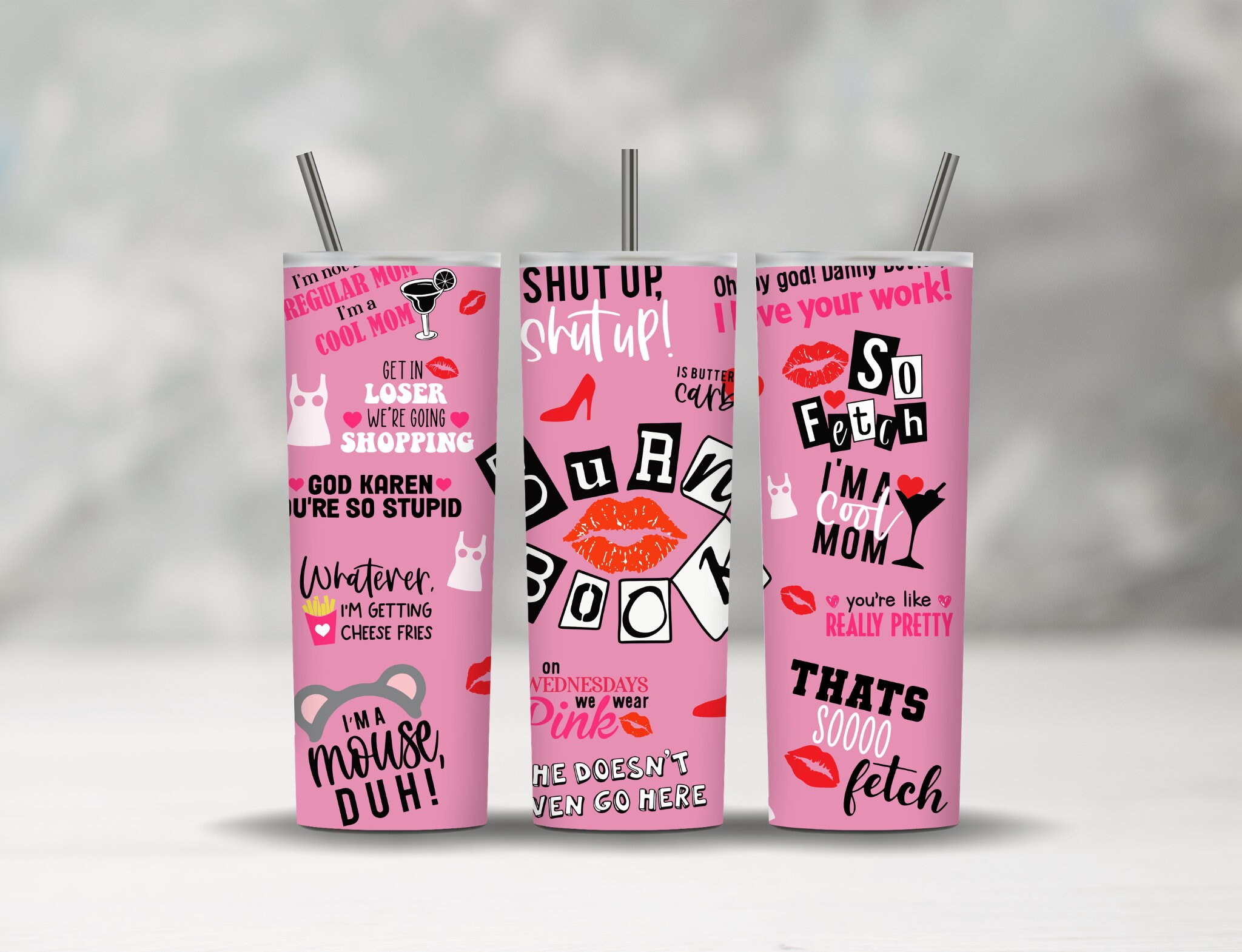 Mean Girls Tumbler Thats So Fetch Tumbler Burn Book Tumbler Custom