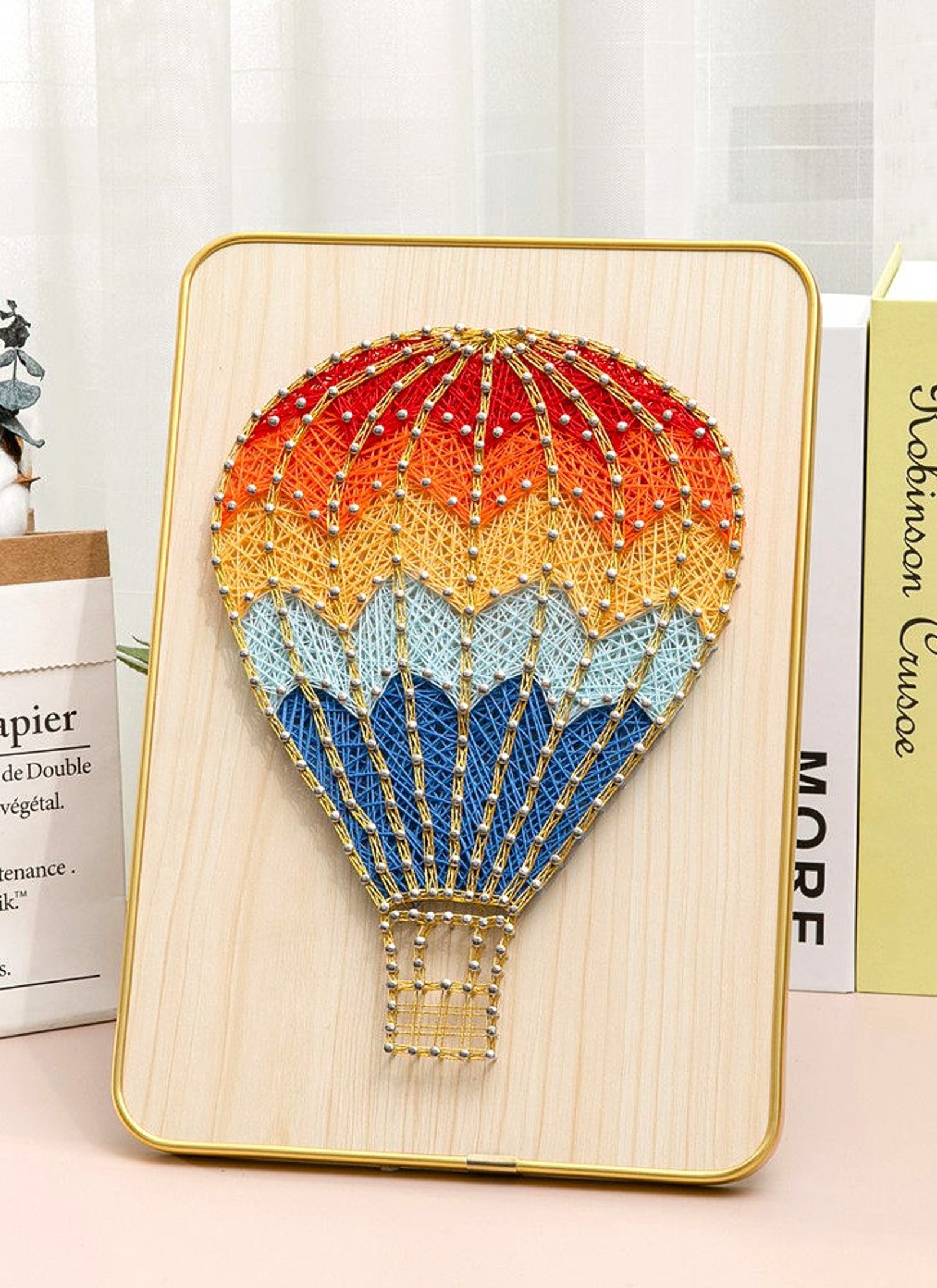 Love's in the Air String Art Craft Kit Hot Air Balloon DIY Craft for ...