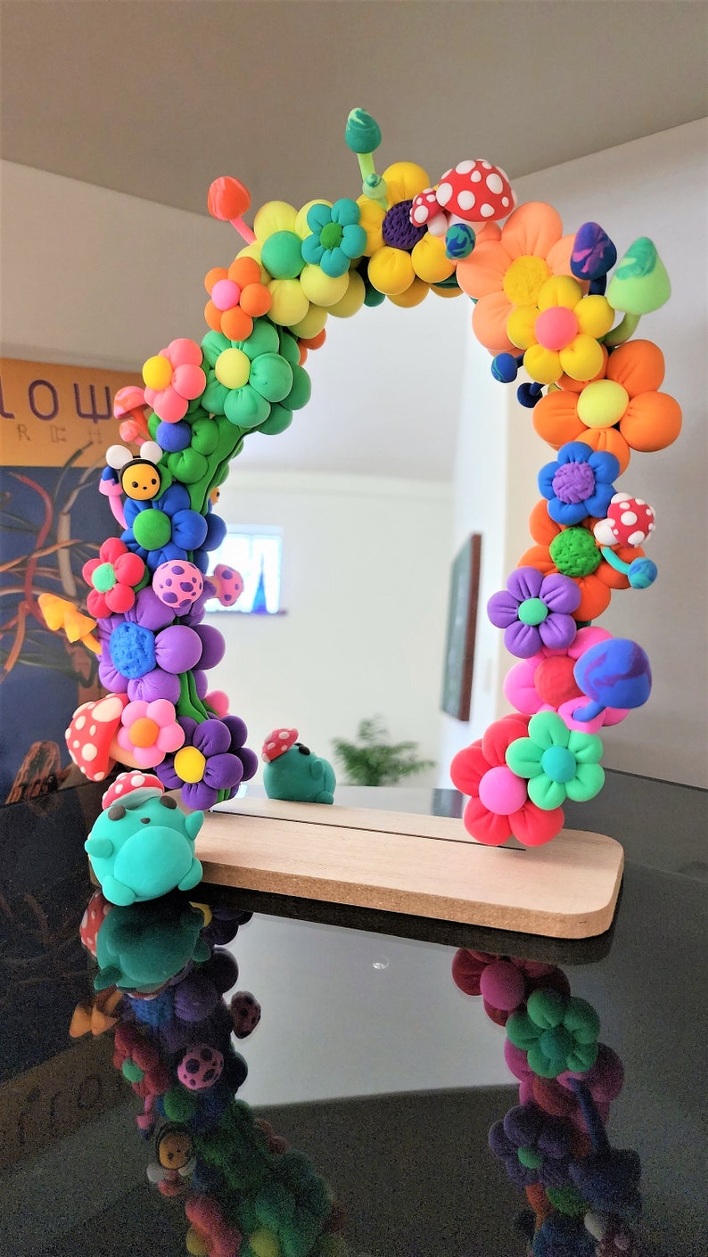 DIY Clay Mirror Craft Kit | Ultra Light Foam Clay | DIY Tutorial ...