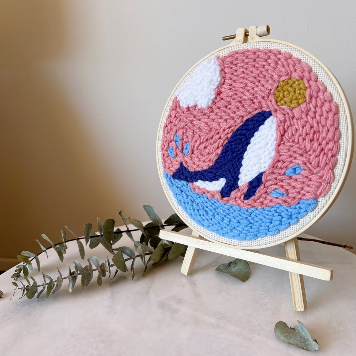 Punch Needle Craft Kit Punch Needle Embroidery Art Yarn Craft Home ...