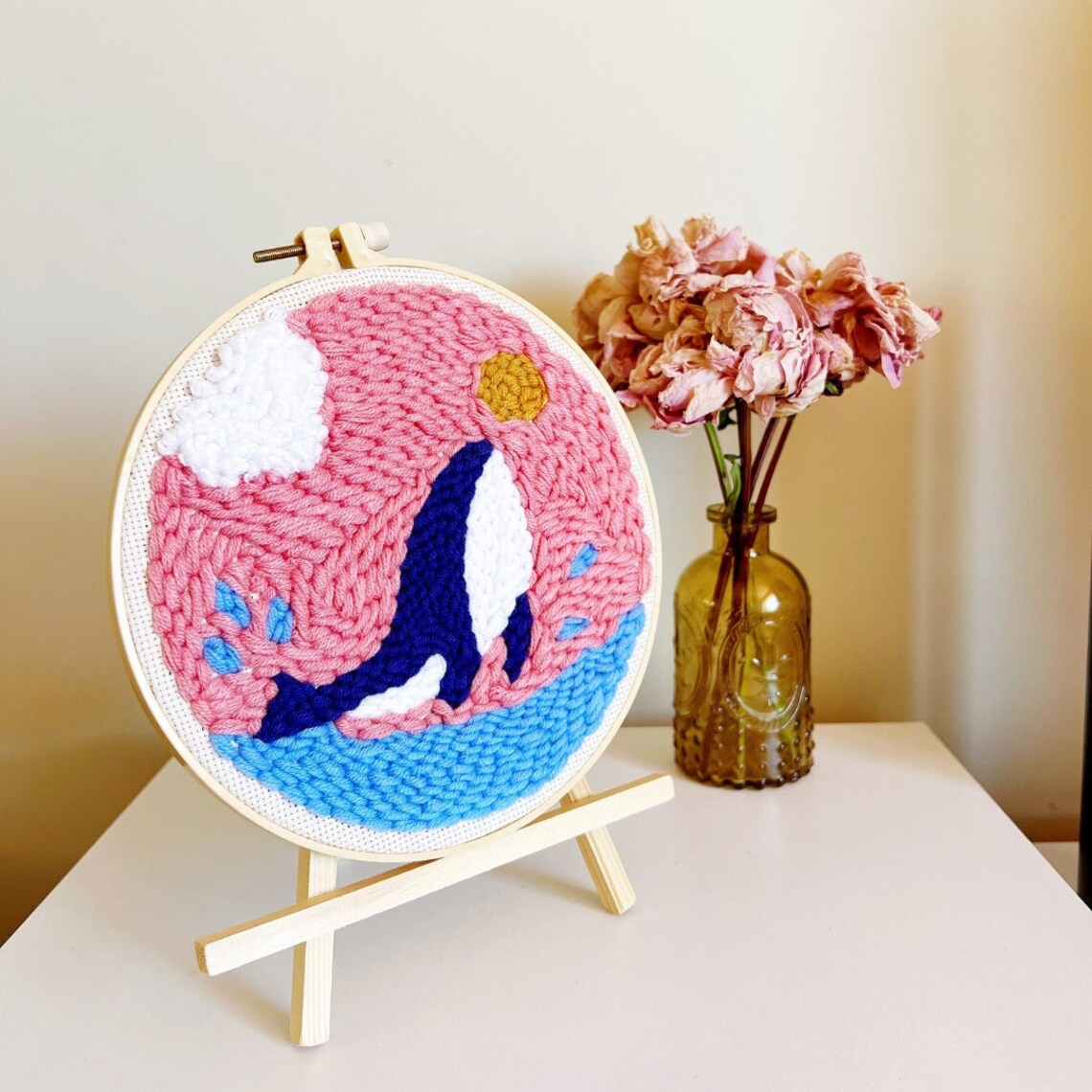 Punch Needle Craft Kit Punch Needle Embroidery Art Yarn Craft Home ...