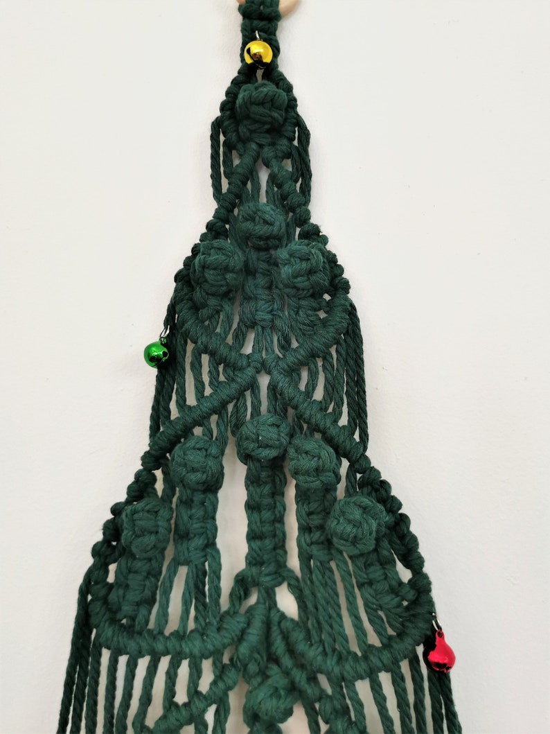 Christmas Tree Macrame Pattern: Festive Xmas Wall Art (digital Pattern ...