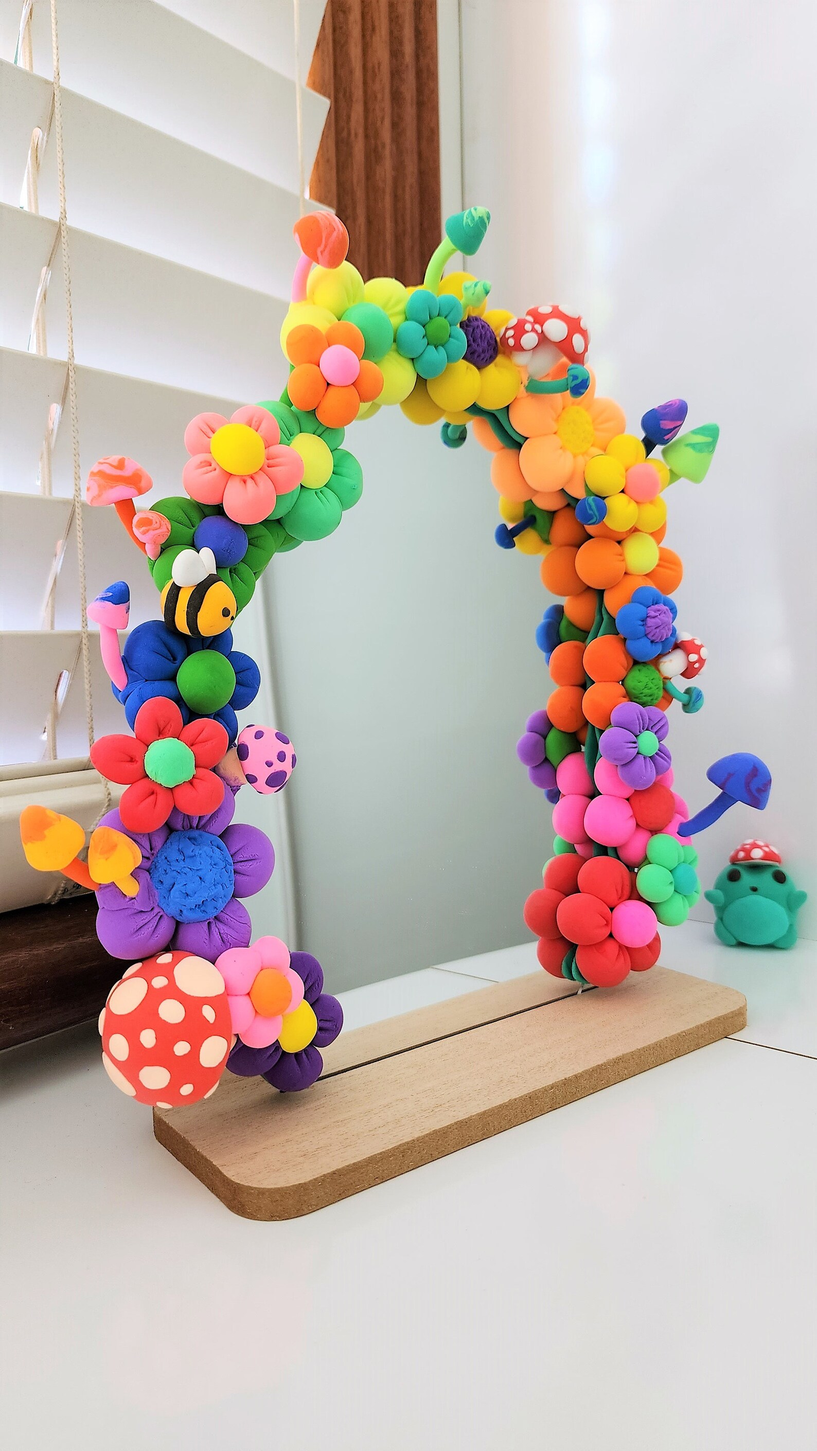 DIY Clay Mirror Craft Kit | Ultra Light Foam Clay | DIY Tutorial ...