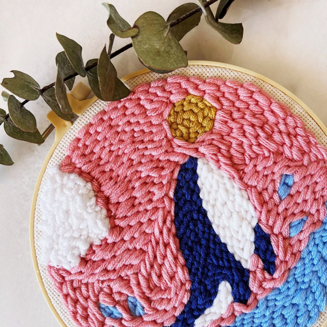 Punch Needle Craft Kit | Punch Needle Embroidery | Art | Yarn Craft ...