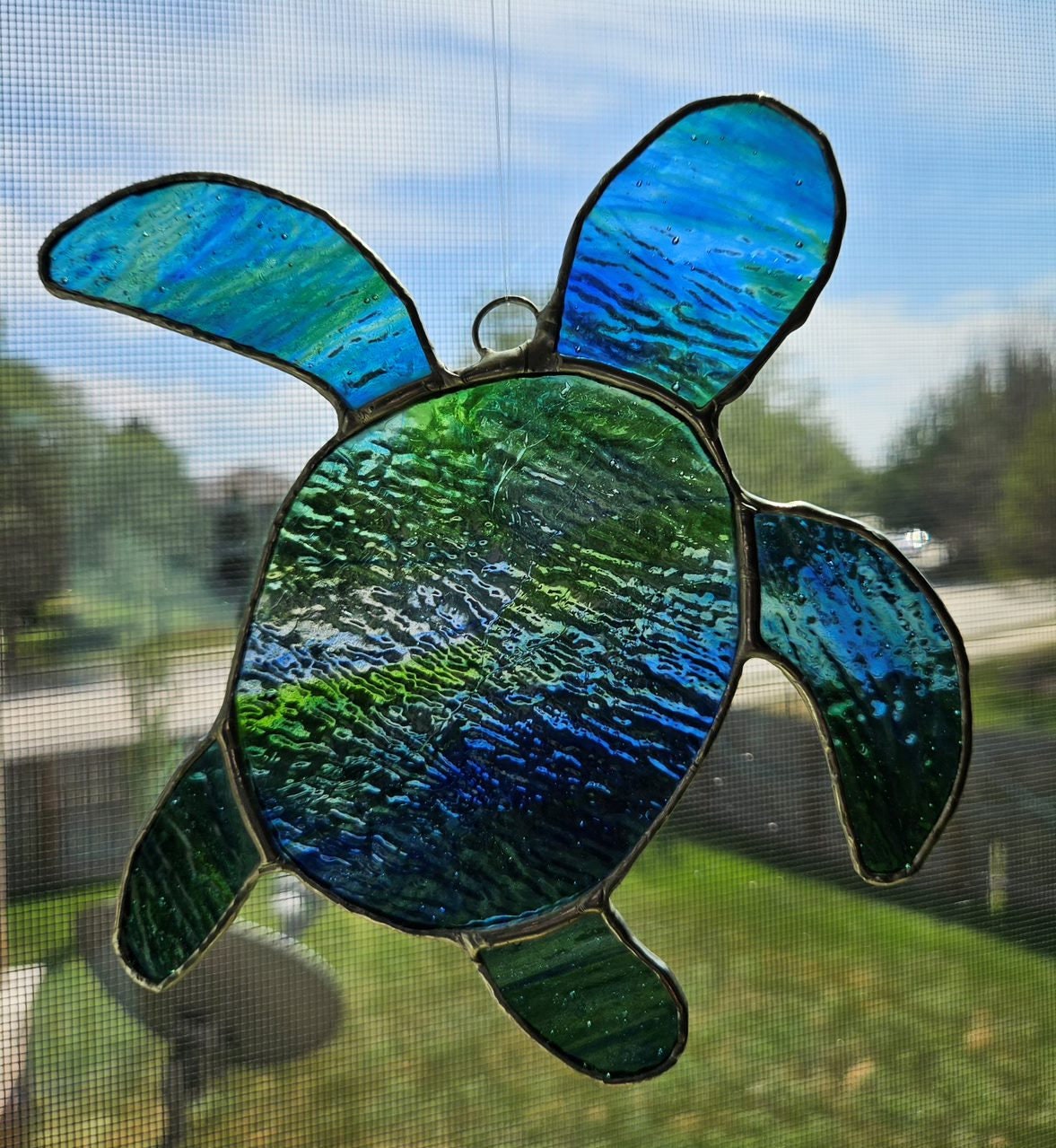 Stained Glass Sea Turtle - Etsy