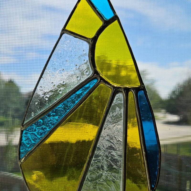 Stained Glass Sun - Etsy