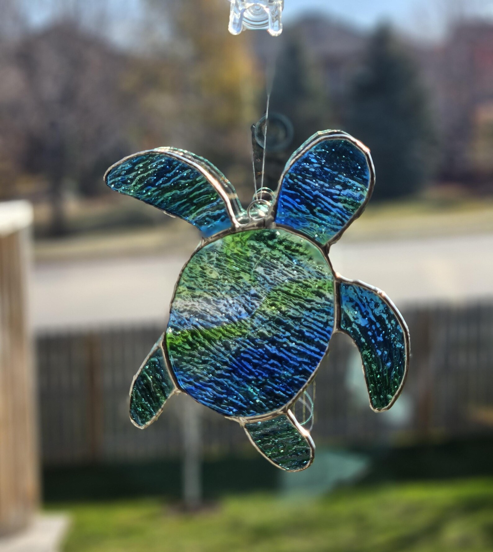 Stained Glass Sea Turtle - Etsy