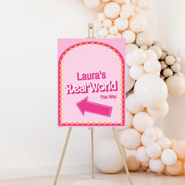 Instant Download Barbie Birthday Sign - Etsy