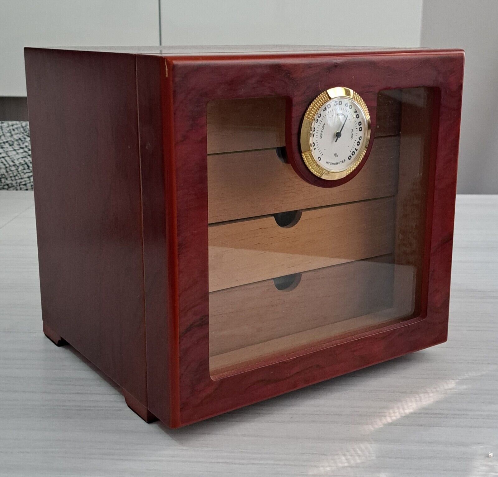 Humidor Cigar Box Cigar Humidor Cabinet With Hygrometer and - Etsy
