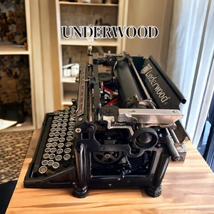 Underwood No 5 Typewriter - Antique and Elegant, Fully Working, A ...