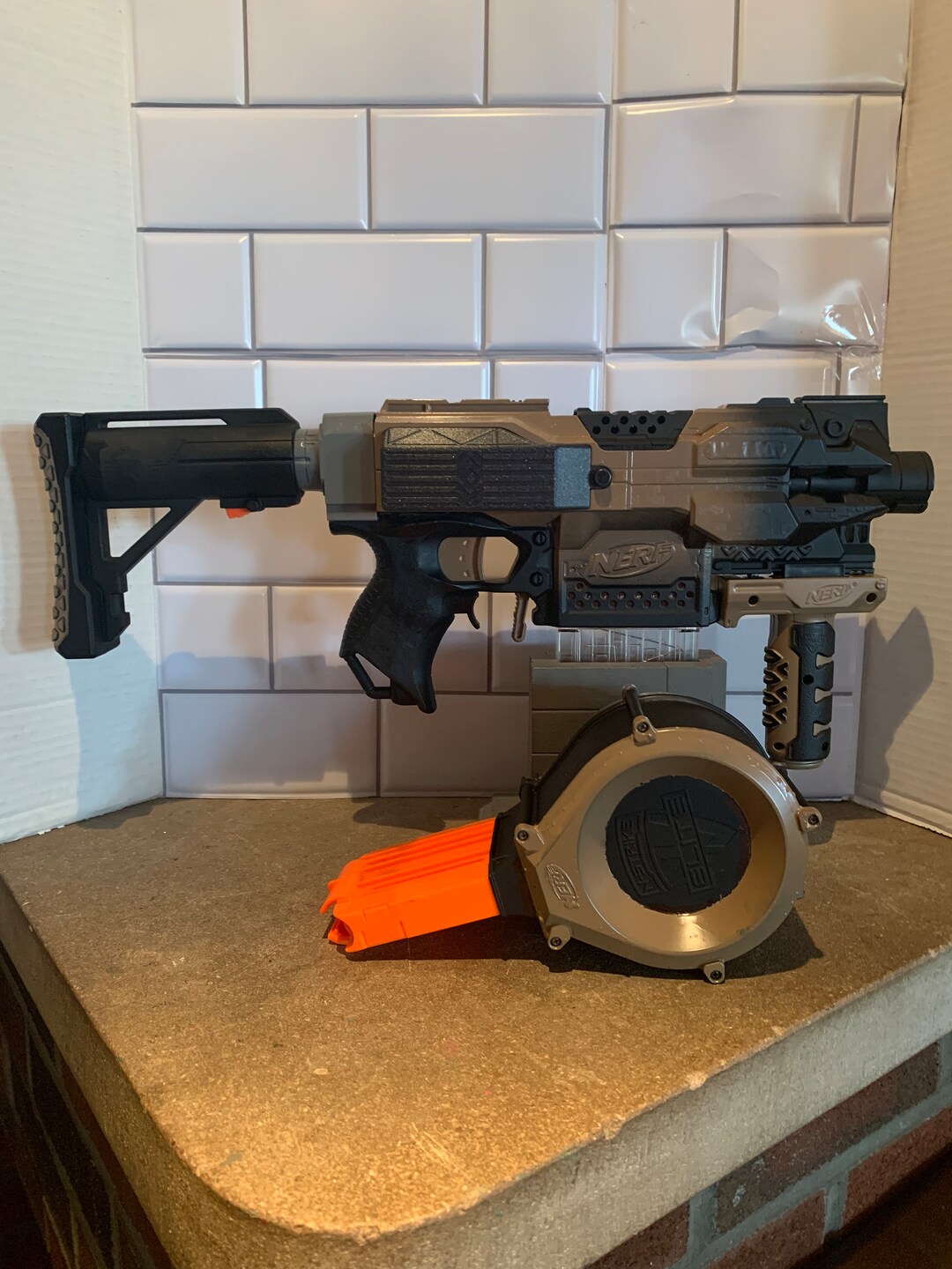 Custom Modified Nerf Stryfe Blaster (desert Striker) - Etsy