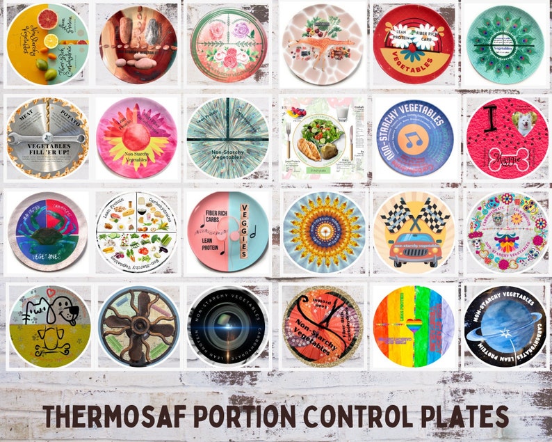 Blue Crab Portion Control Plate for Adults and Children Dish - Etsy