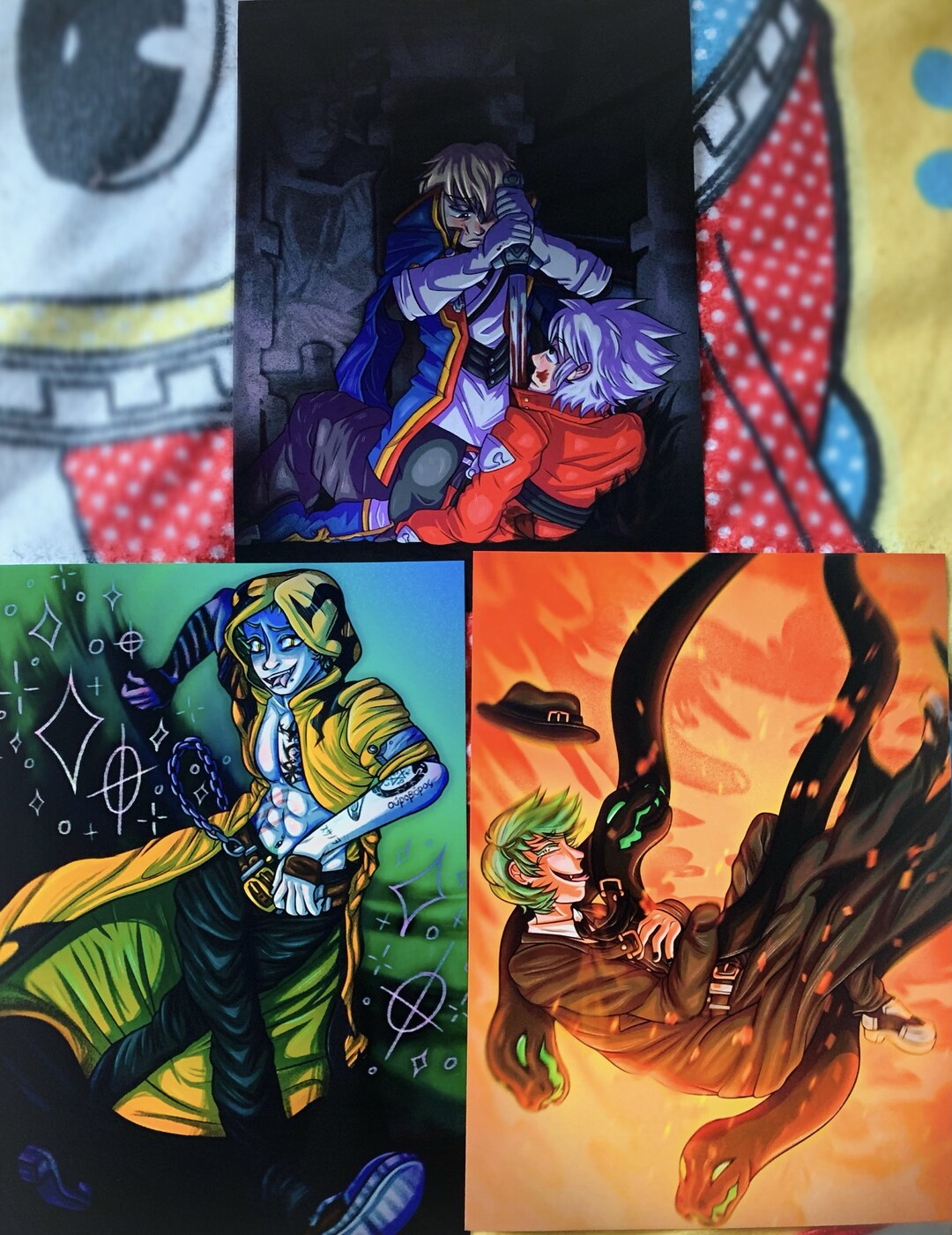 Blazblue 8x11" Digital Art Prints - Ragna Jin Hazama Terumi - Etsy