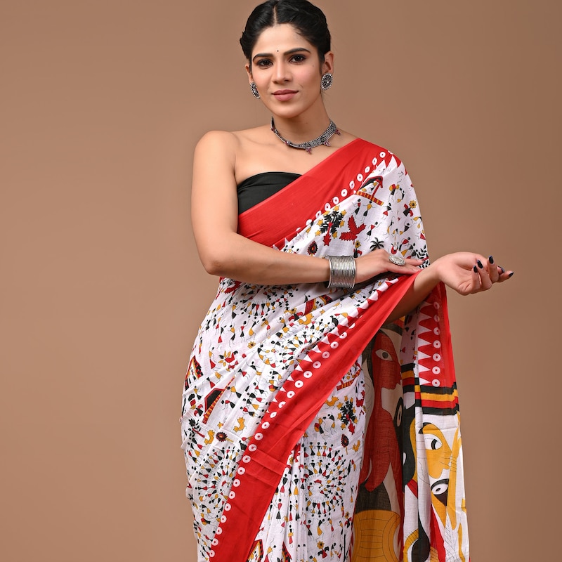Saree Warli - Etsy
