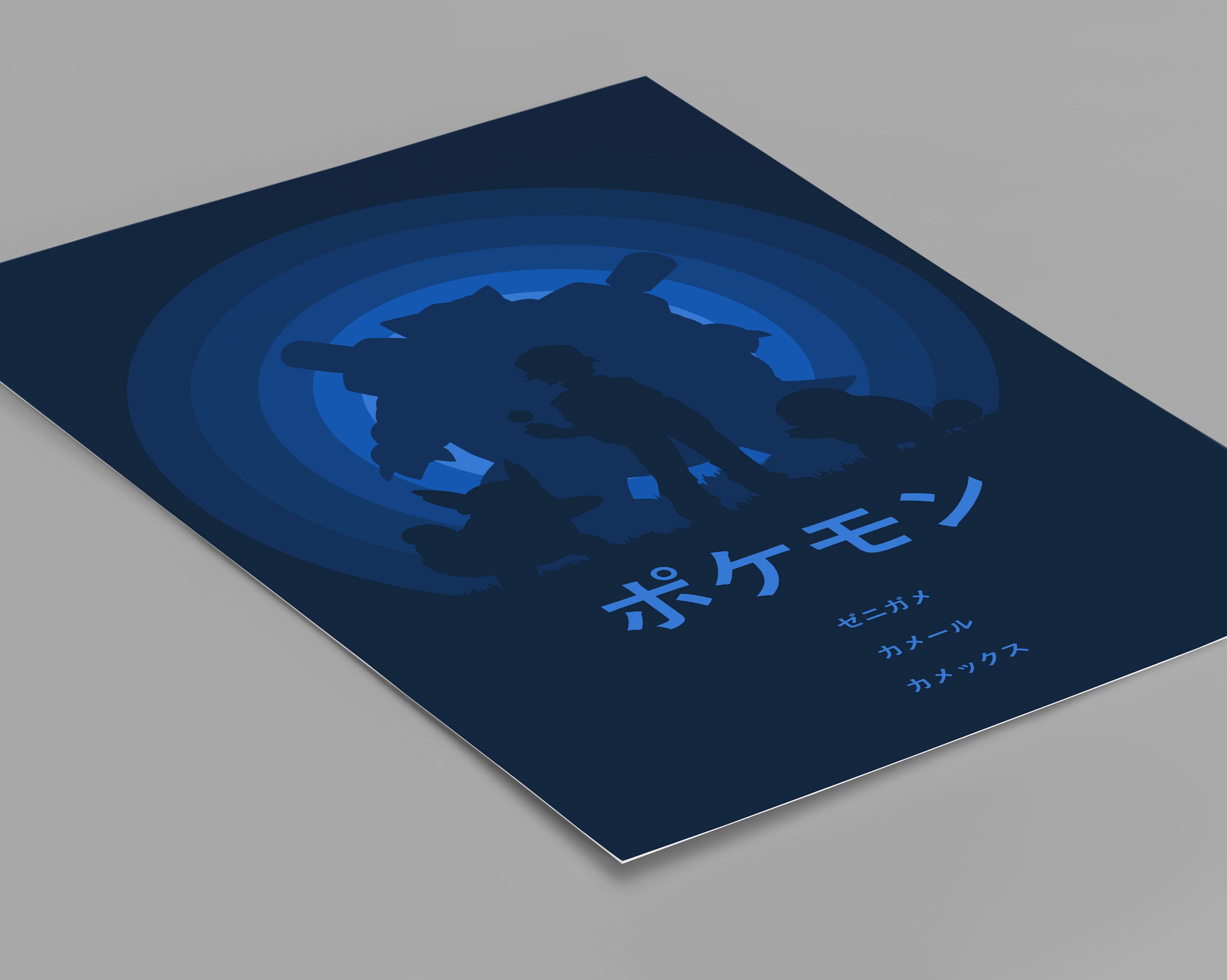 Pokemon Blastoise Poster, Pokemon Evolution Print, Pokemon Poster - Etsy