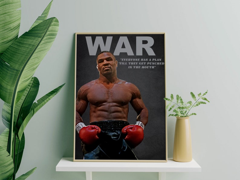 Mike Tyson Poster, Mike Tyson Print, everyone Has a Plan 'till They Get ...
