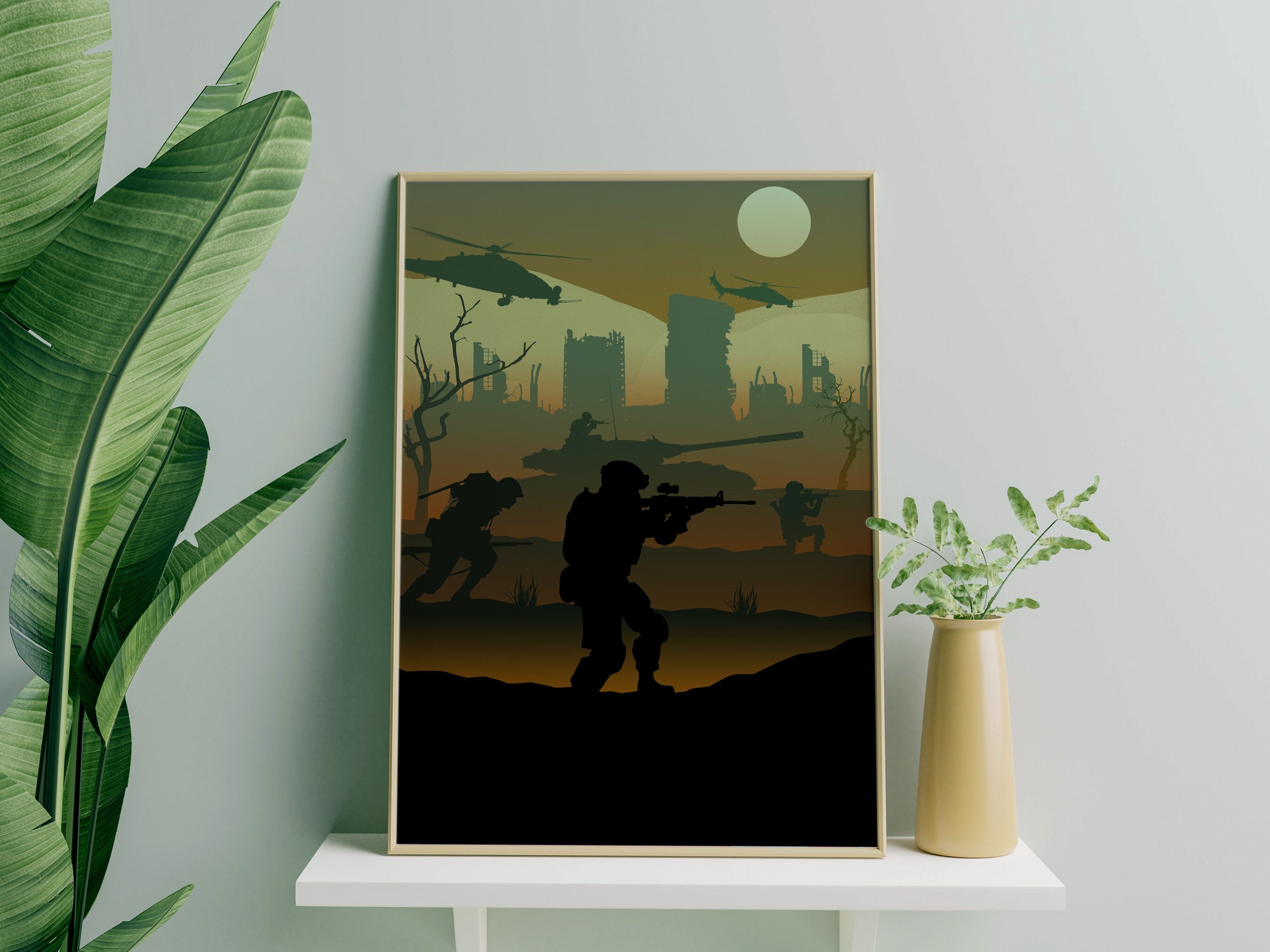 Army Warzone Poster Army Themed Art Warzone Print - Etsy