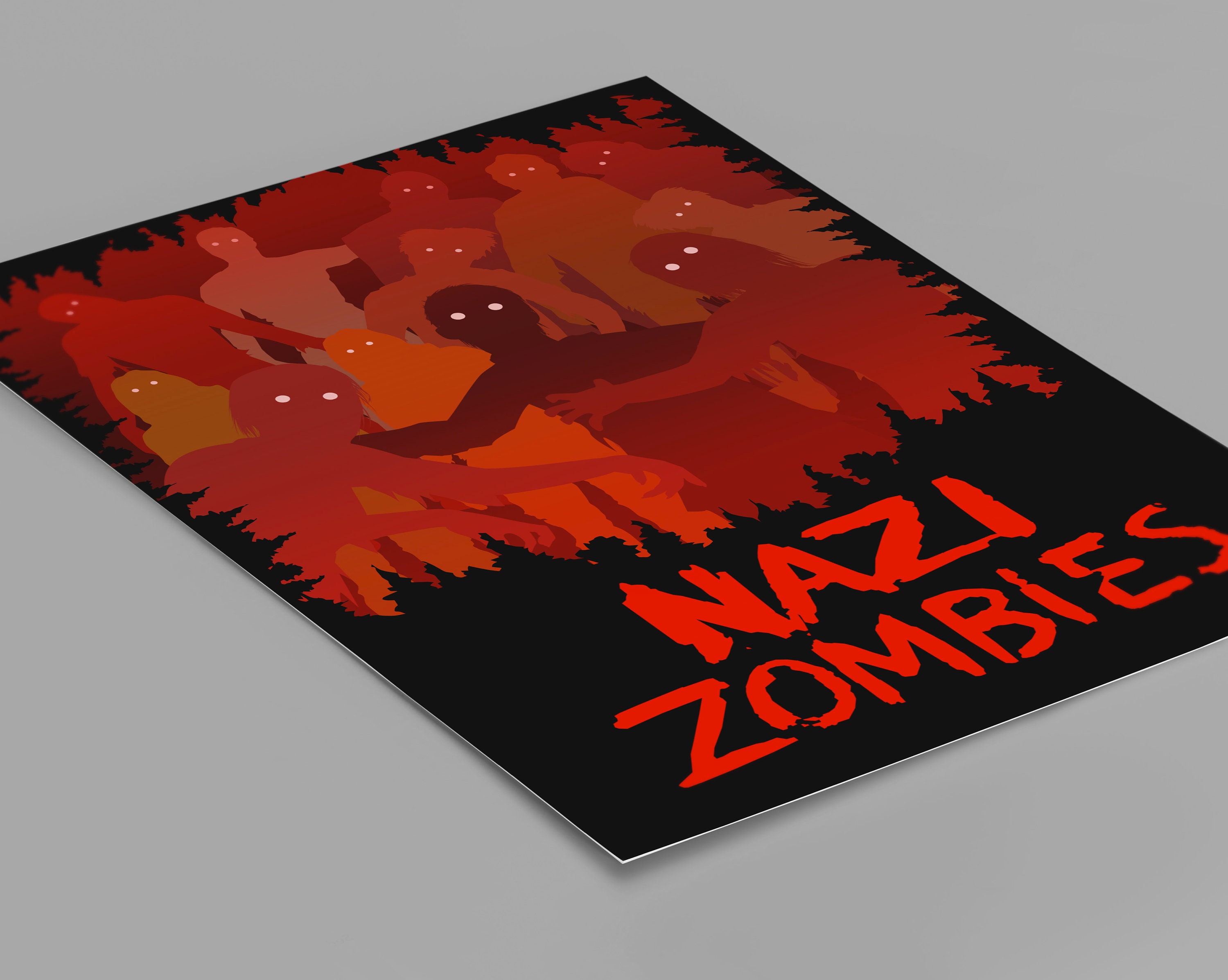 Zombies Poster, Zombie Druck, Zombie Gaming - Etsy.de