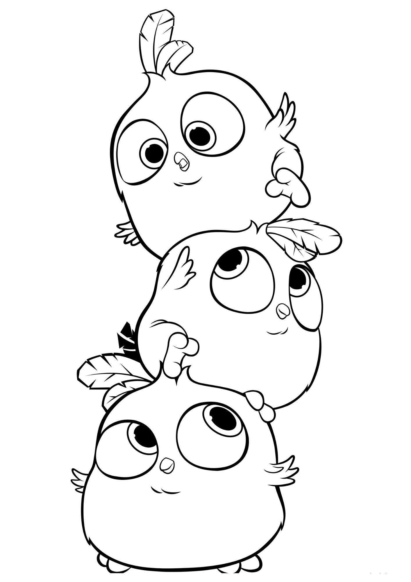 Angry Birds Stella Coloring Pages