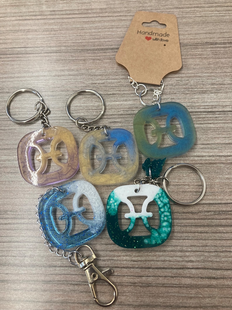 Zodiac Keychains (1) - Etsy
