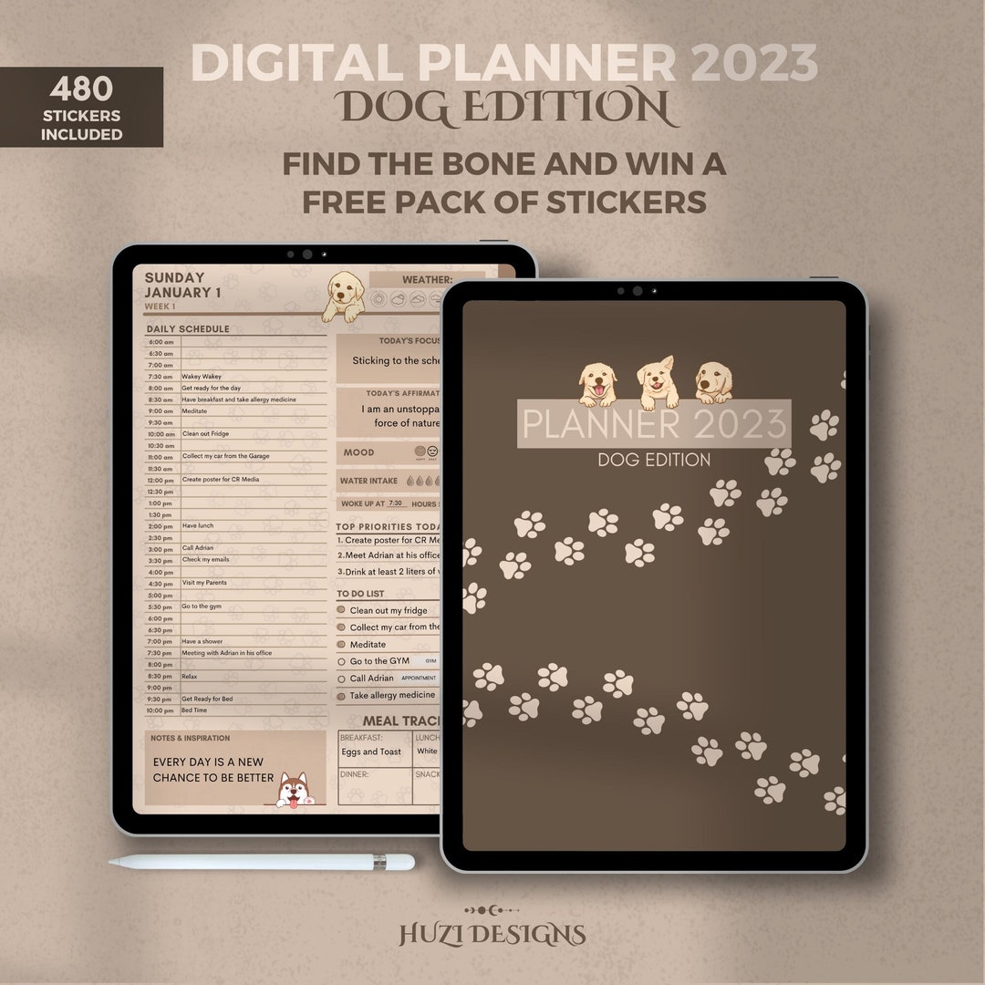 Digital Planner 2023, Weekly Planner, Daily Planner, 2023 Planner ...