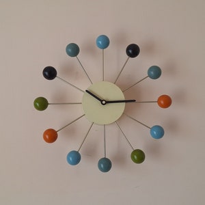 Retro Wall Clock, Wall Electronic Clock, Space Age Clock, Space Age ...