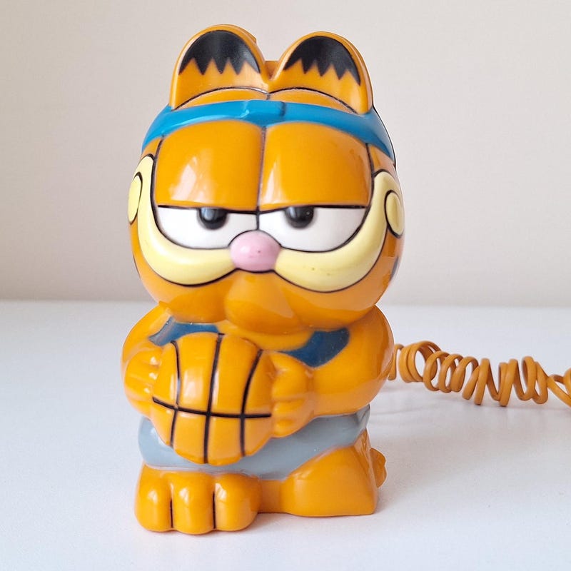 Garfield Telephone - Etsy