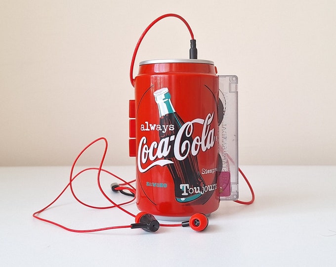 Vintage Coca Cola Can Walkman: Akura C401 Cassette Player - Etsy