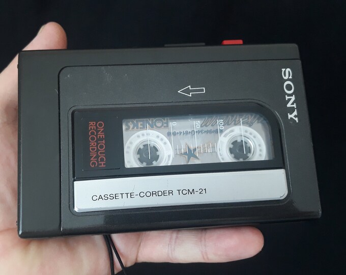 Vintage Sony Walkman Cassette Player, Rare Sony Cassette Player ...