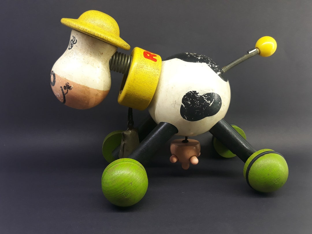 Vintage Rosy Cow Rosy Cow Cow Wooden Cow - Etsy Ireland