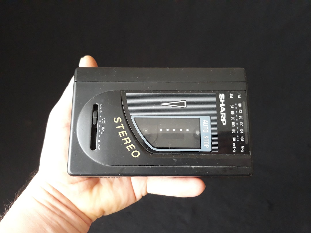 Vintage Sharp Walkman Cassette Player Rare Sharp Cassette - Etsy