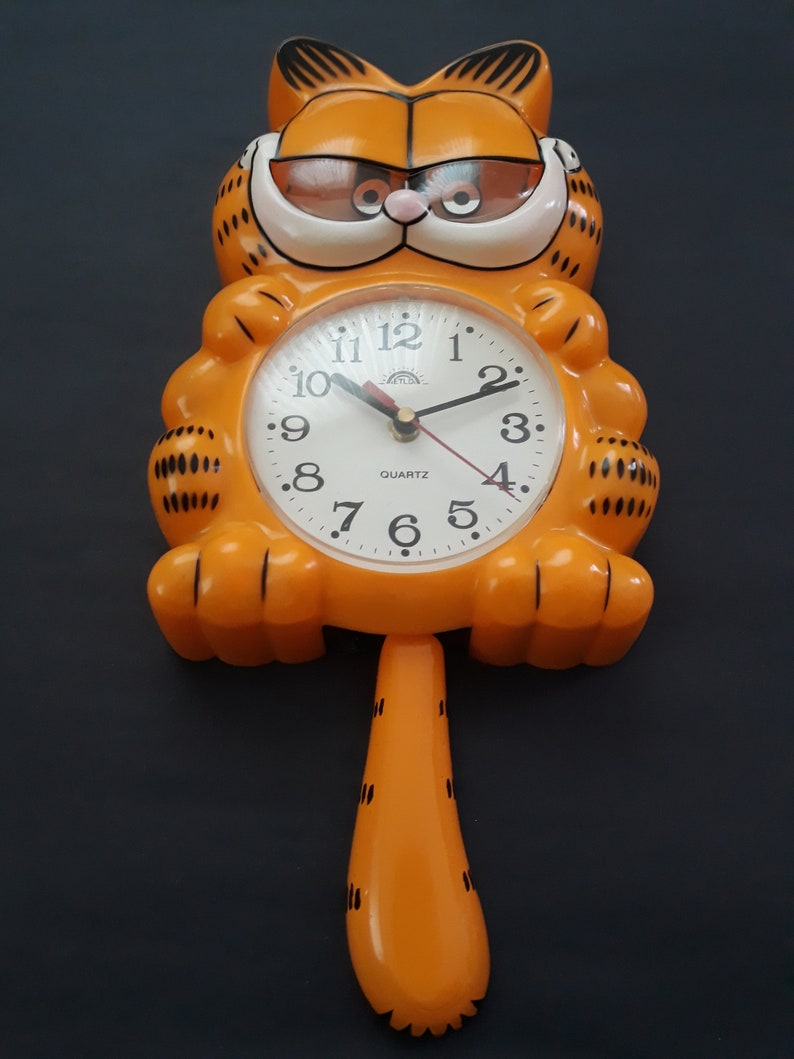 Rare Garfield Wall Clock Vintage Garfield Wall Clock | Etsy