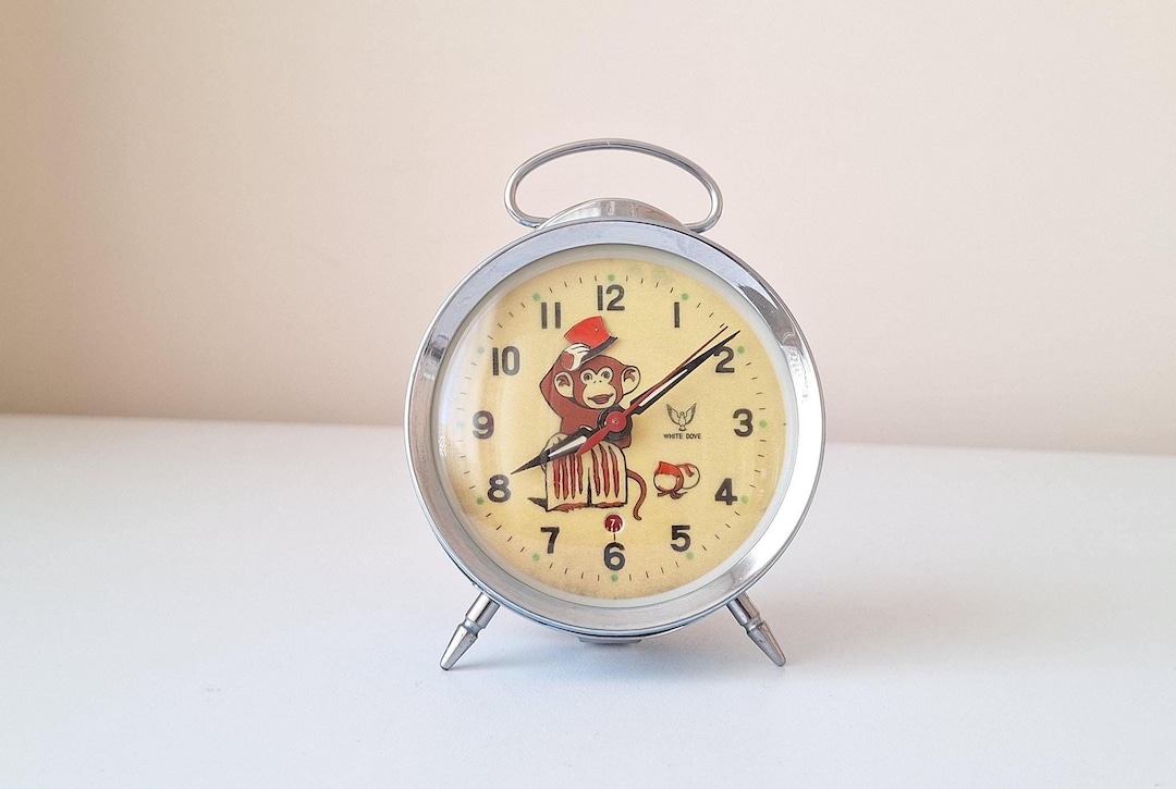 Antique Chimp Animation Alarm Clock: Rare 1970s Monkey Clock - Etsy