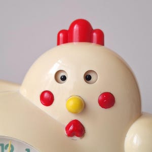 Vintage Rare Clock, Chicken Clock, Rooster Clock, Chick Clock, Alarm ...