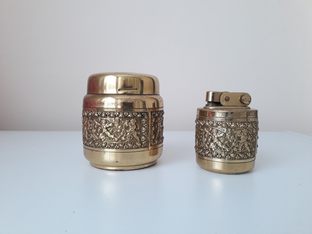 Antique Table Lighter, Antique Lighter, Table Lighter, Vintage Lighter ...