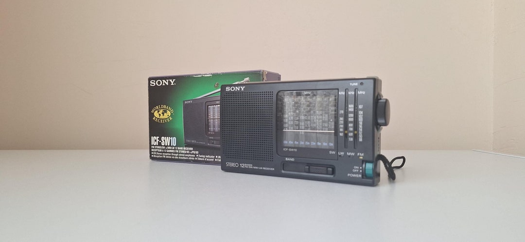 Vintage Sony ICF SW10, Sony Radio, Sony, Vintage Radio, Fully Working ...
