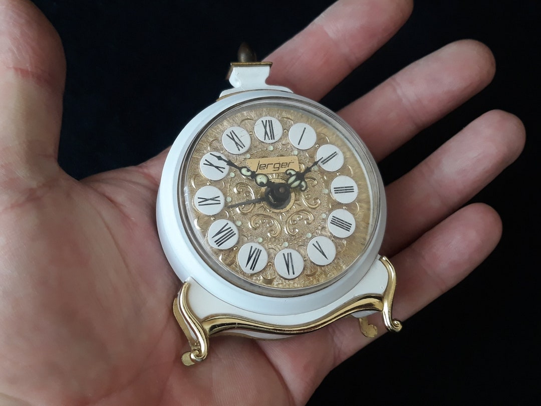 Antique Rare Jerger Alarm Clock Antique Clock Vintage Clock - Etsy