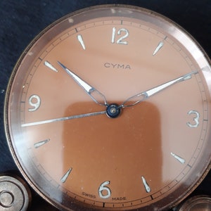 Antique Cyma Alarm Clock, Antique Clock, Vintage Clock, Cyma Clock ...