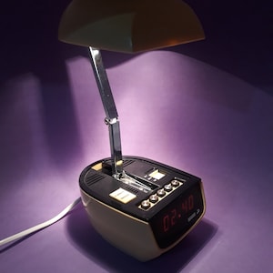 Vintage Rare Zeitlicht Functional Table Clock, Zeitlicht Table Clock ...