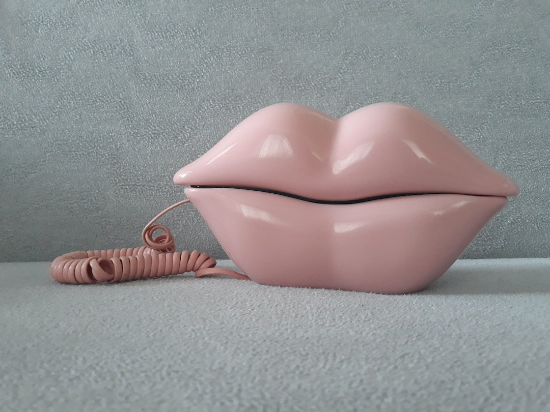 Vintage Lip Phone, Vintage Pink Phone, Pink Phone Home Phone, Telephone ...