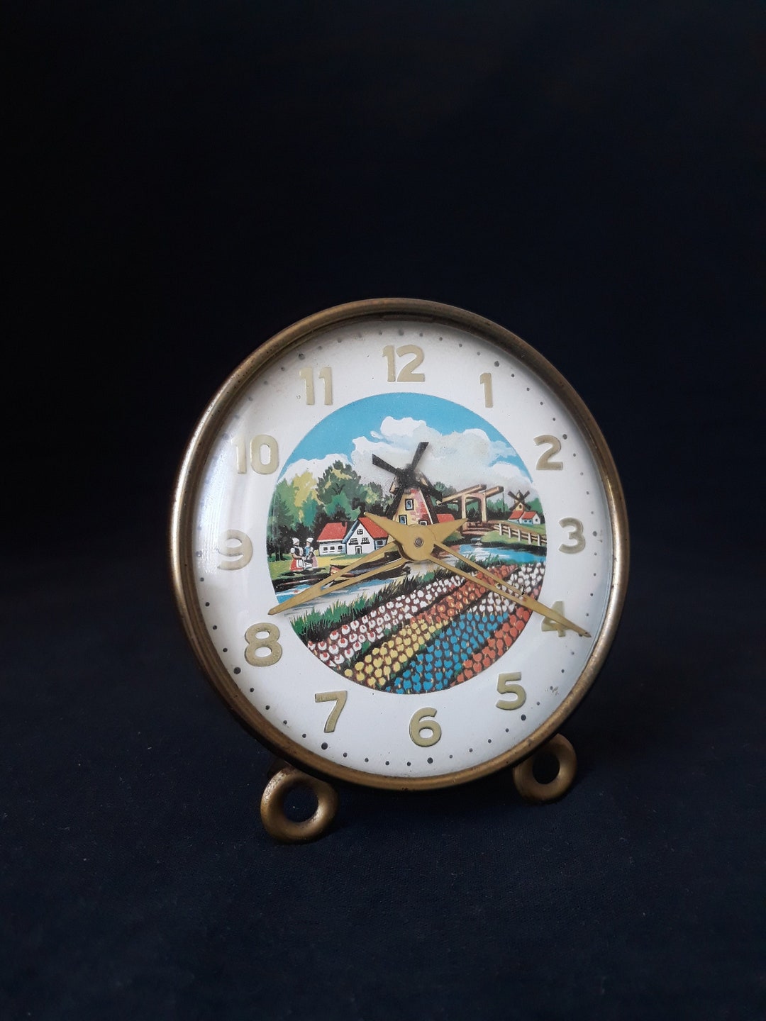 Vintage Rare Mill Clock, Foreign Clock, Vintage Clock, Antique Clock ...