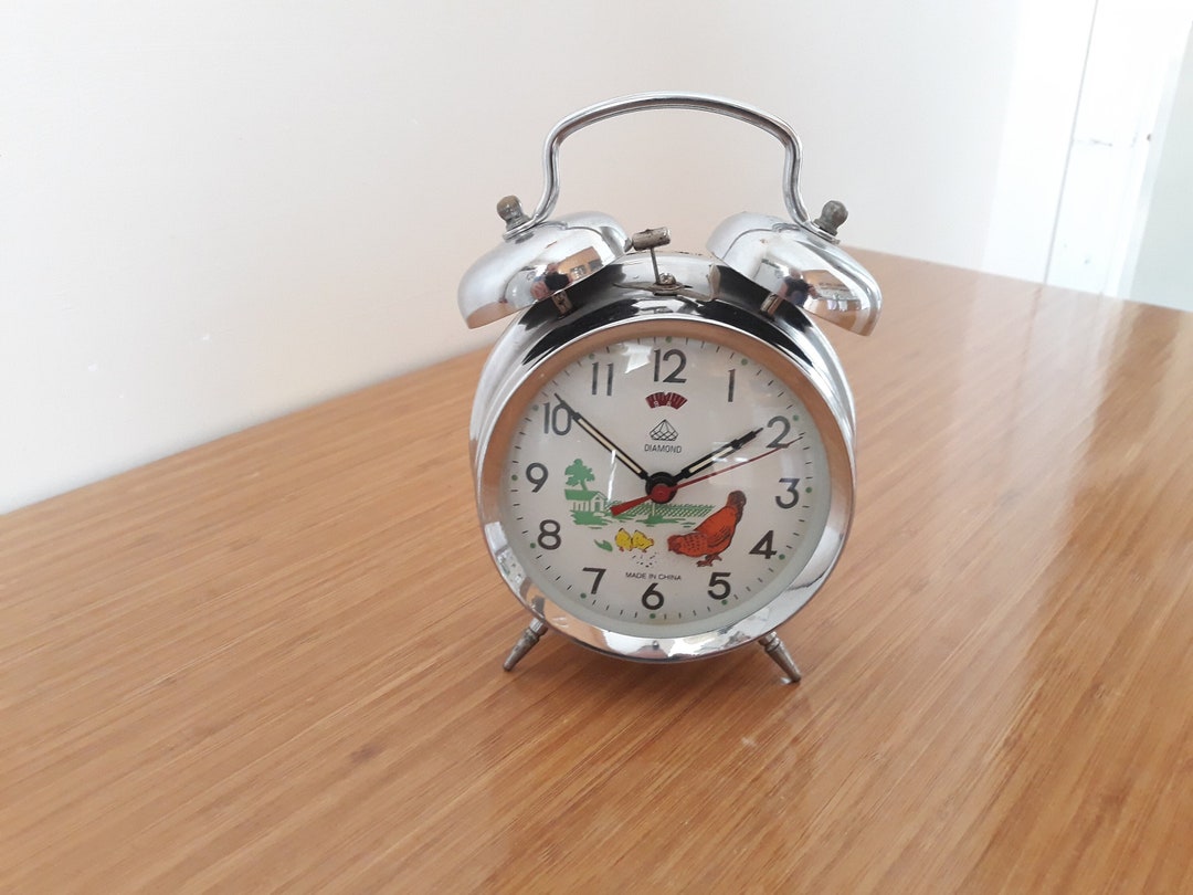 Vintage Clock, Mechanical Clock, Animated Clock, Chicken Clock, Rooster ...
